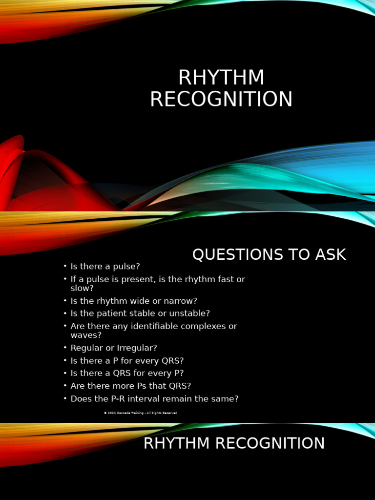 Rhythm Recognition (1) ACLS Class Review | PDF | Cardiovascular System ...