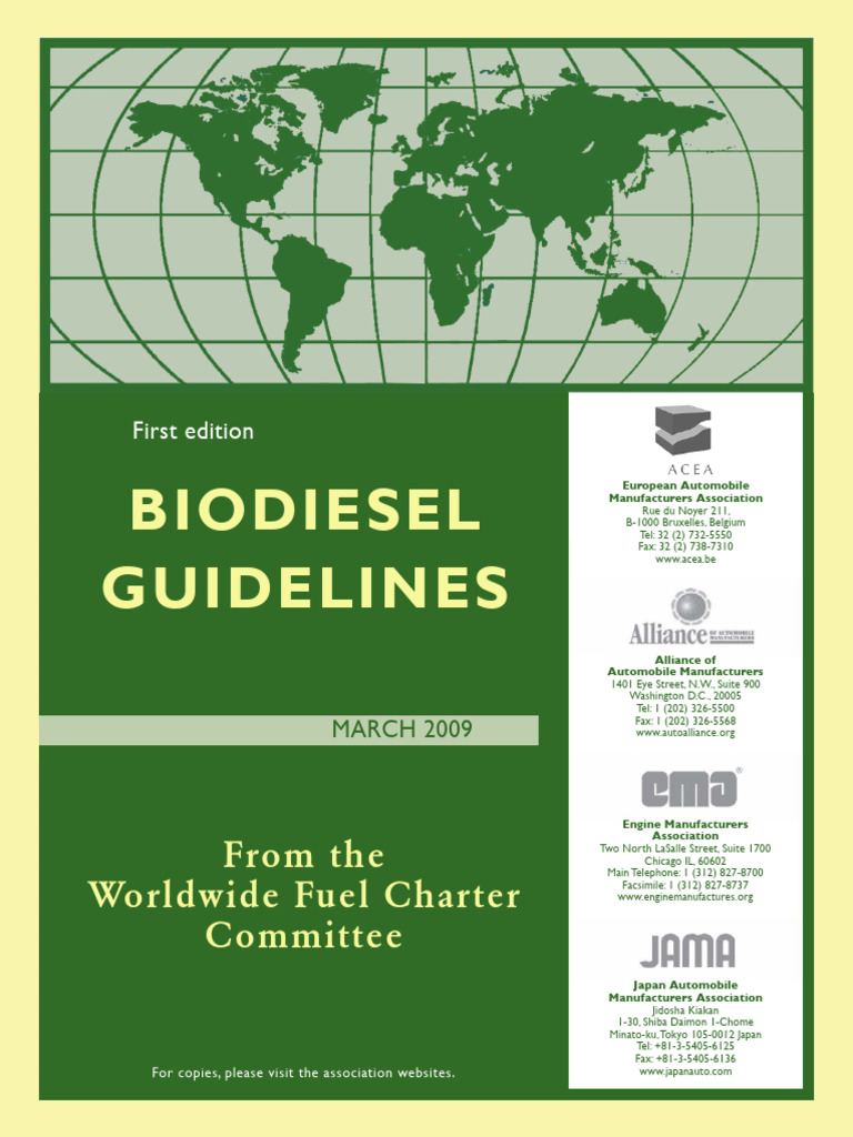 Biodiesel Guideline Final 26mar09 | PDF | Biodiesel | Glycerol