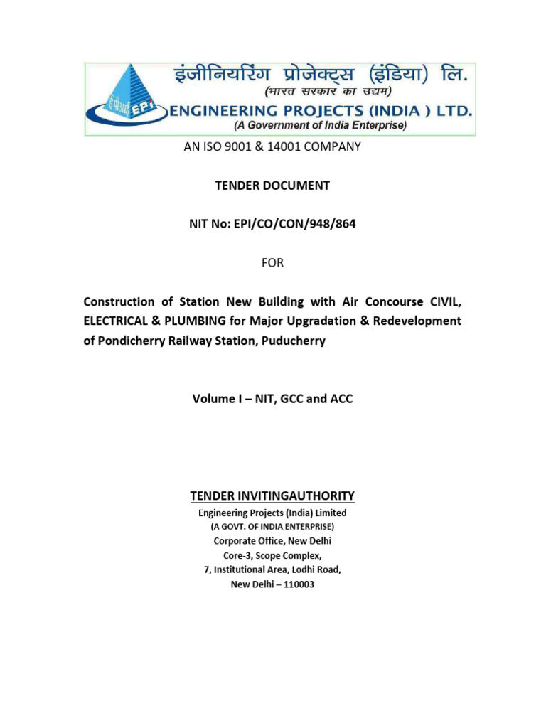 Tendernotice 1 | PDF | Banks | Affidavit