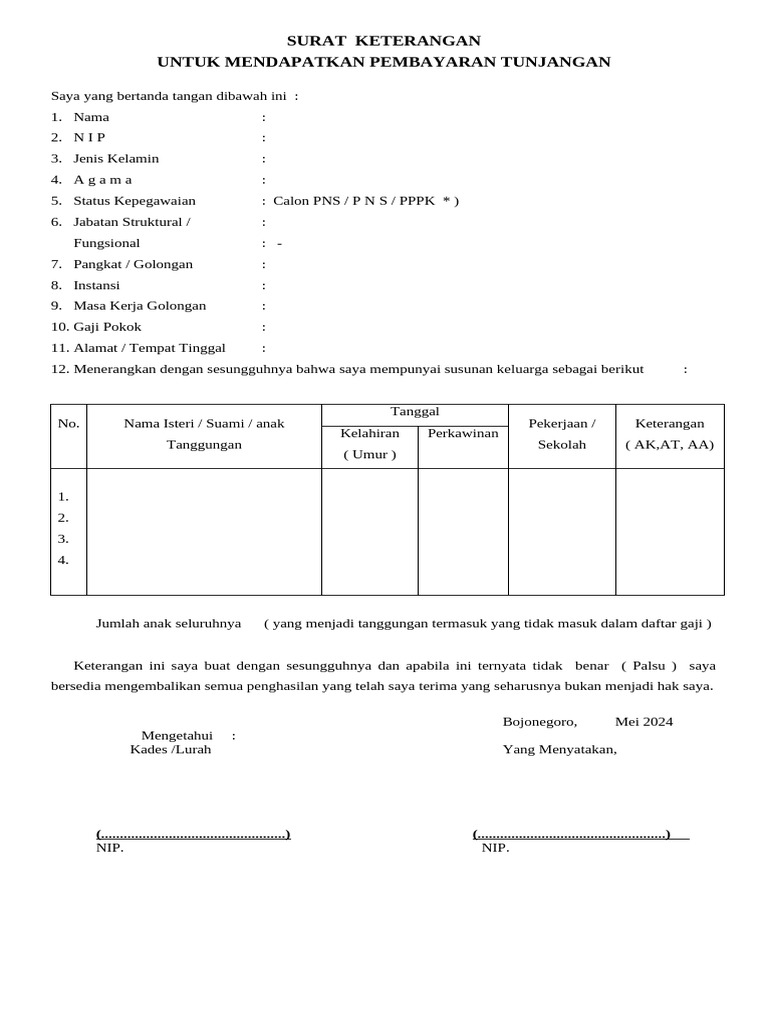 Format Model C | PDF