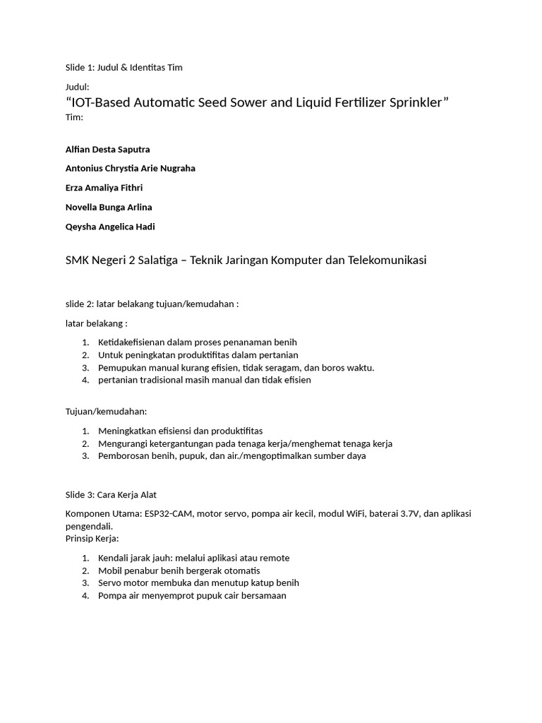 Isi PPT Krenova | PDF