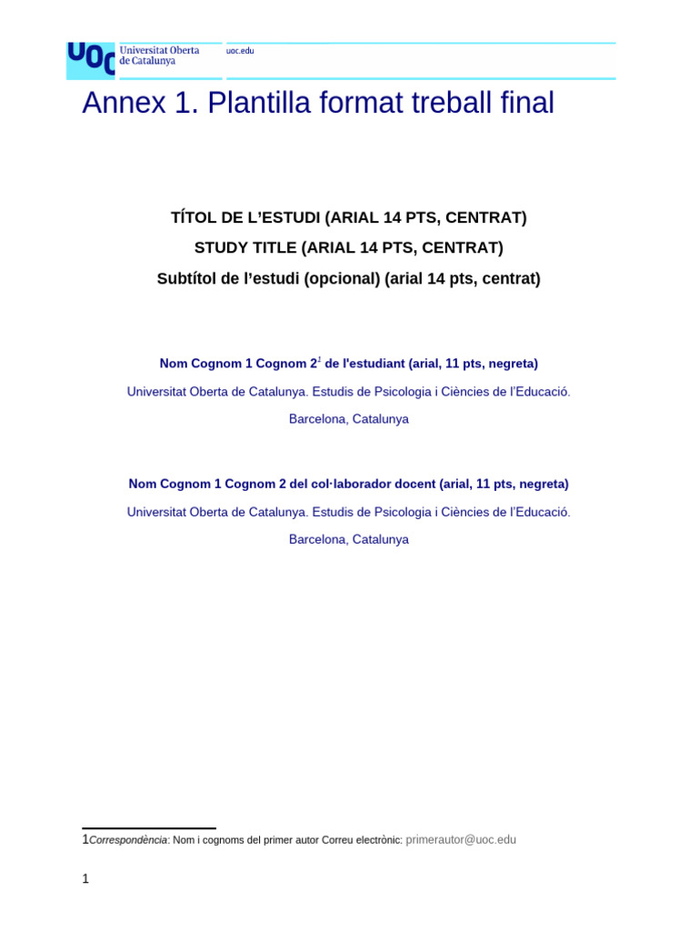 Plantilla PAC1 - Delimitació Temàtica I Tipus D'estudi | PDF