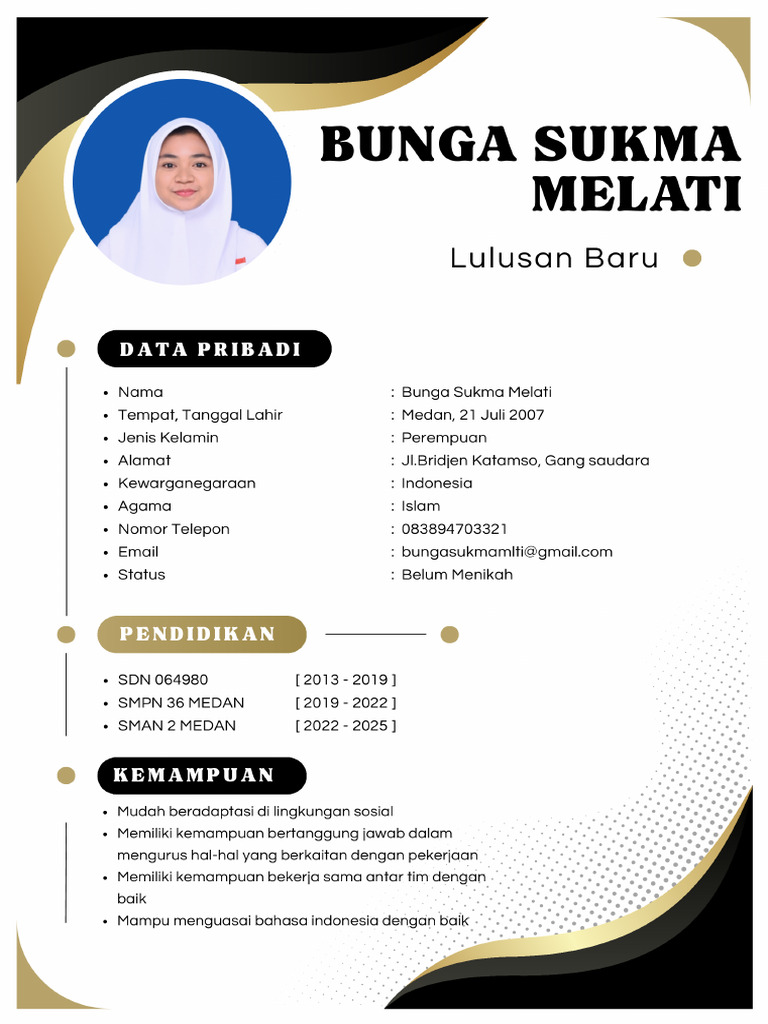 CV - Bunga Sukma Melati | PDF