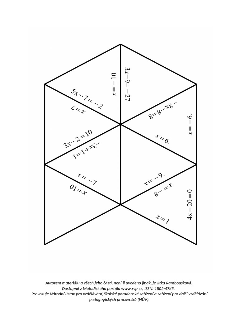 Trimino - Jednoduche-Rovnice | PDF