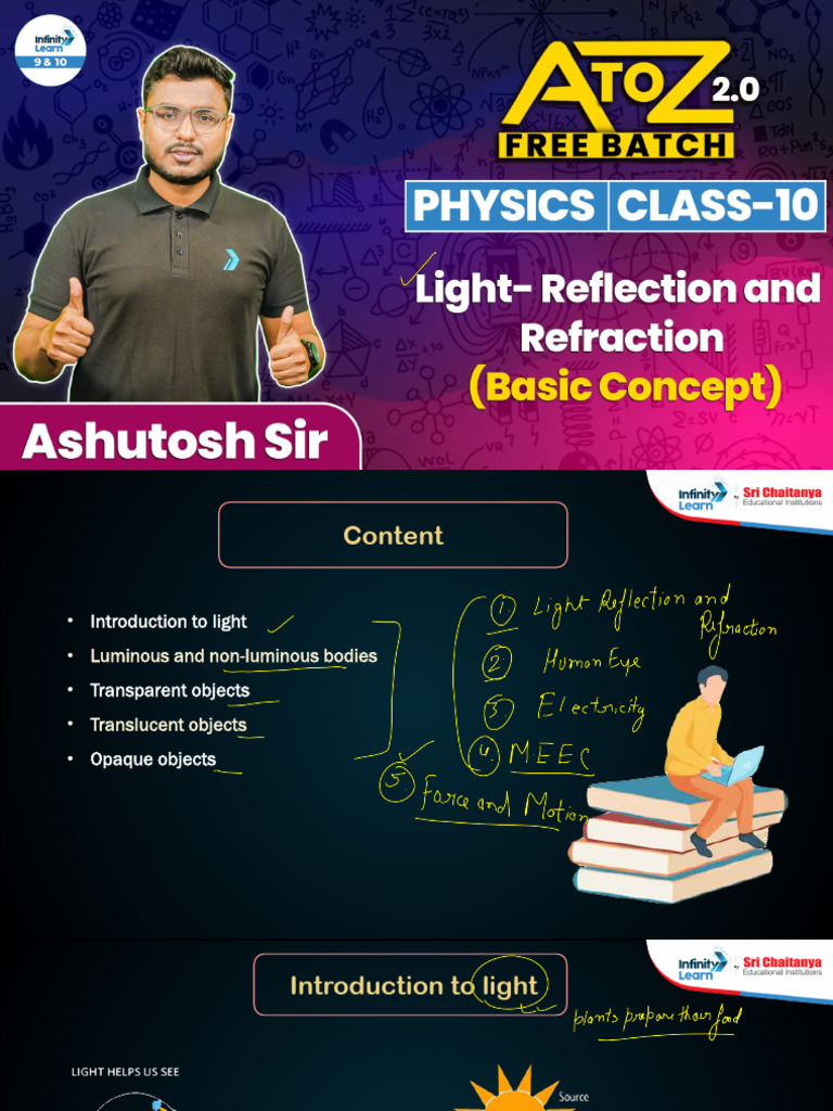 Luminous vs Non-Luminous Objects | PDF | Light | Window