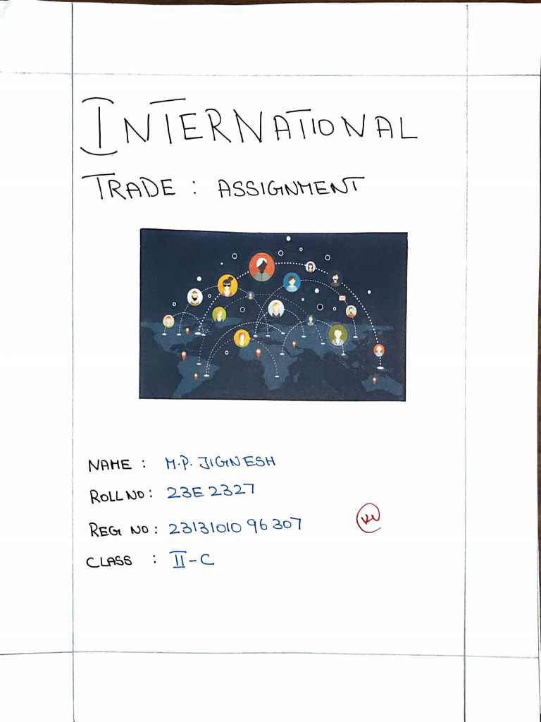 551108416international Trade Assignment | PDF