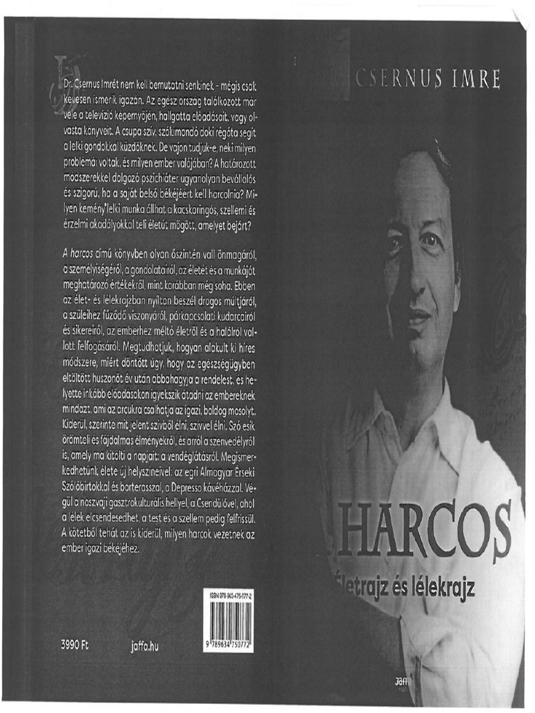 DR Csernus Imre A Harcos Eletrajz Es Lelekrajz | PDF