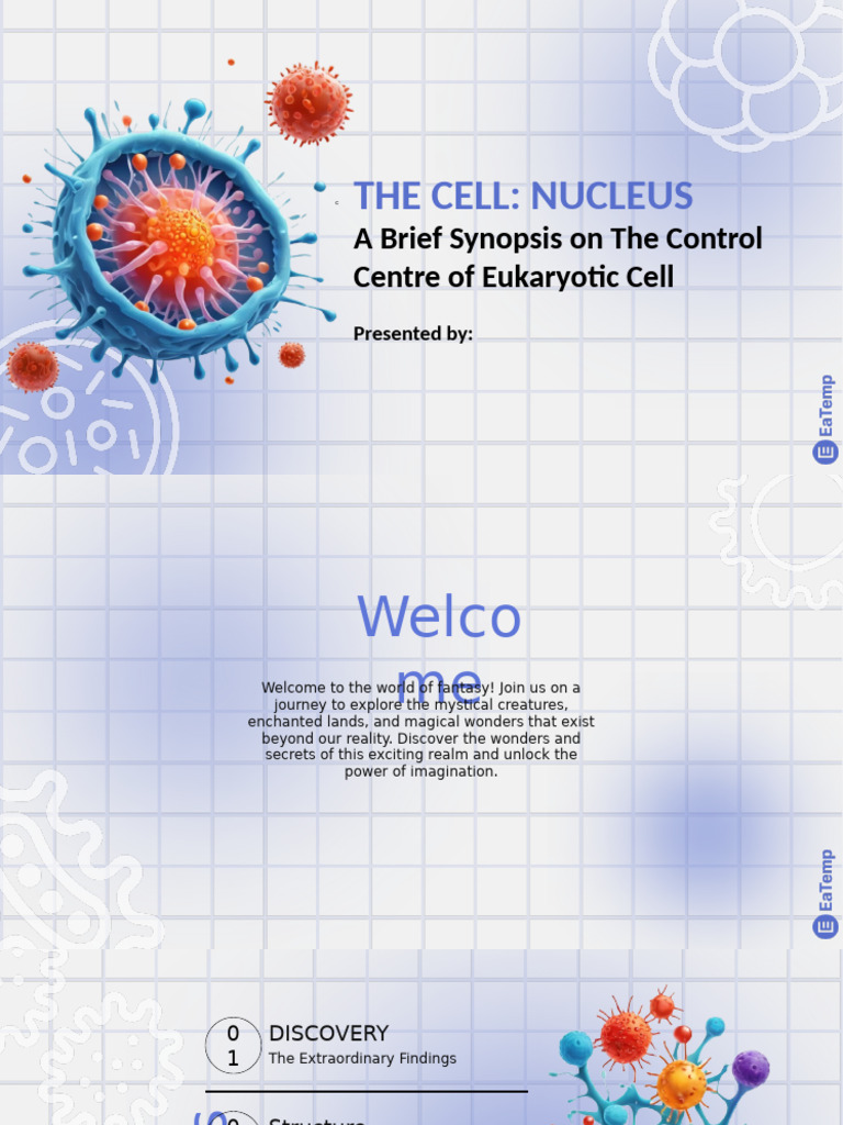 Nucleus Cell Biology Presentaton | PDF | Cell Nucleus | Cell (Biology)