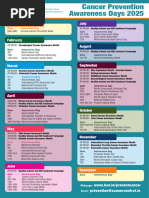 2026 Health Awareness Calendar Guide | PDF | Cancer | Leukemia
