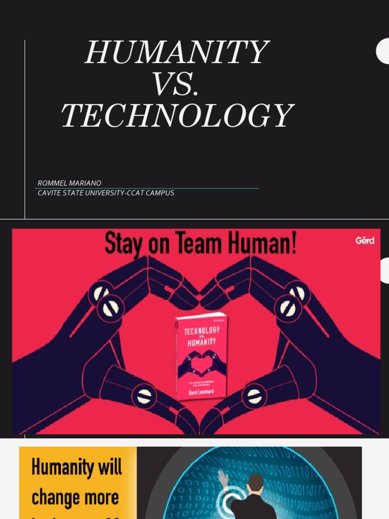 1.1.Humanity VS. TECHNOLOGY | PDF