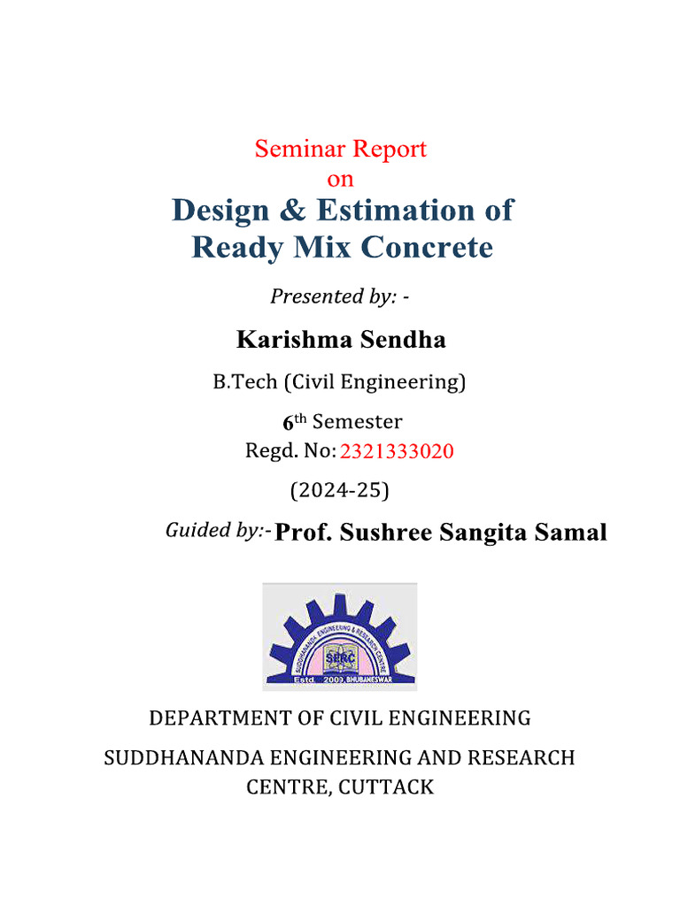 Ready Mix Concrete 1 4 | PDF