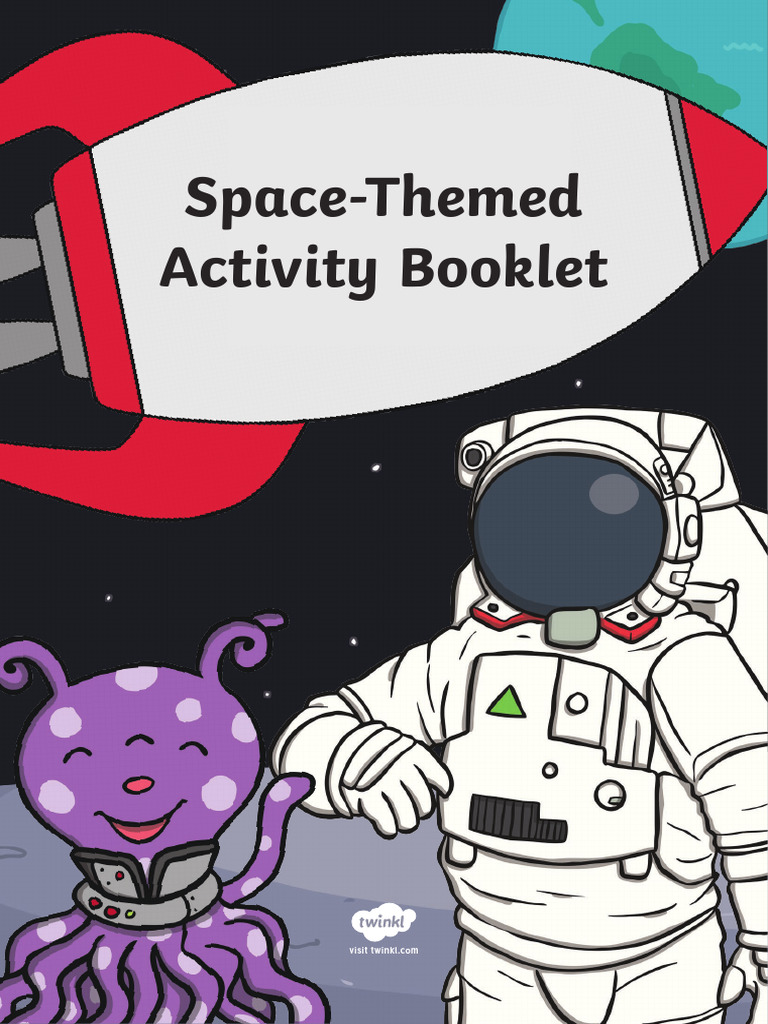 Space Themed Activity Booklet - Ver - 3 | PDF