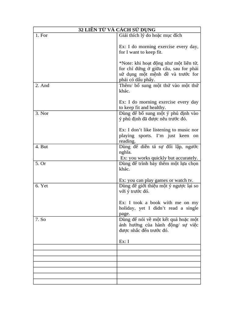 32 Connectional Word and Instruction in English | PDF