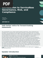 ServiceNow GRC Integrated Risk Management | PDF | Risk | Risk Assessment