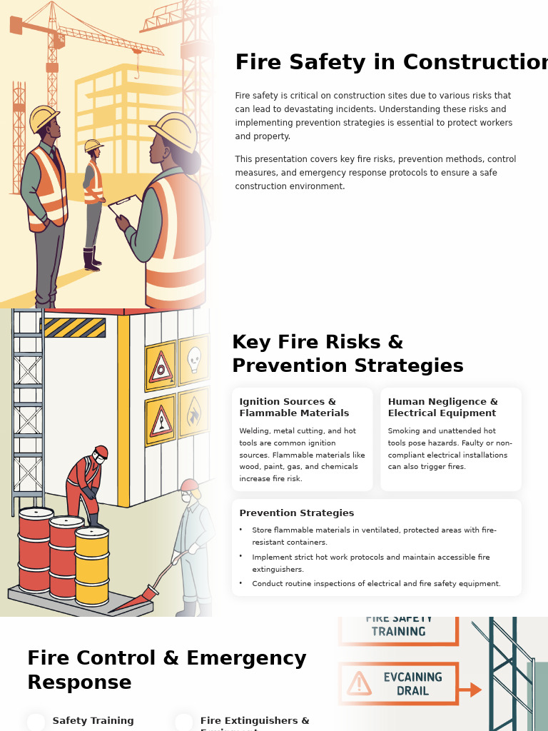 Construction Site Fire Safety Guide | PDF