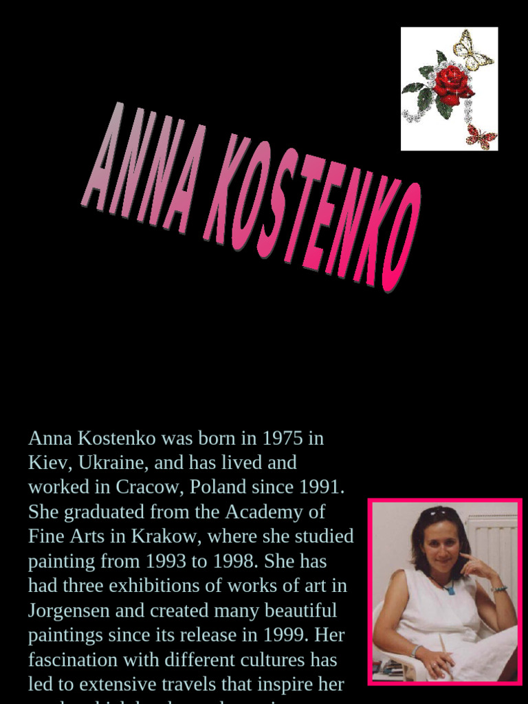 Anna Kostenko Paintings Not Photographs1 | PDF