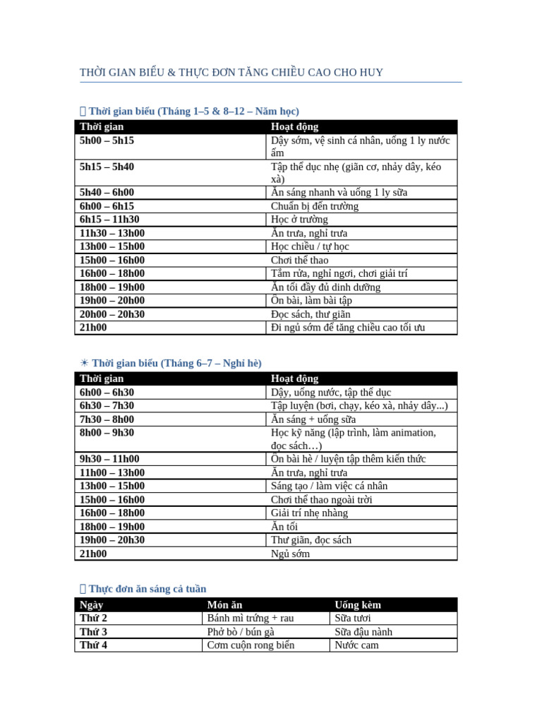 Thoi Gian Bieu Tang Chieu Cao Huy | PDF