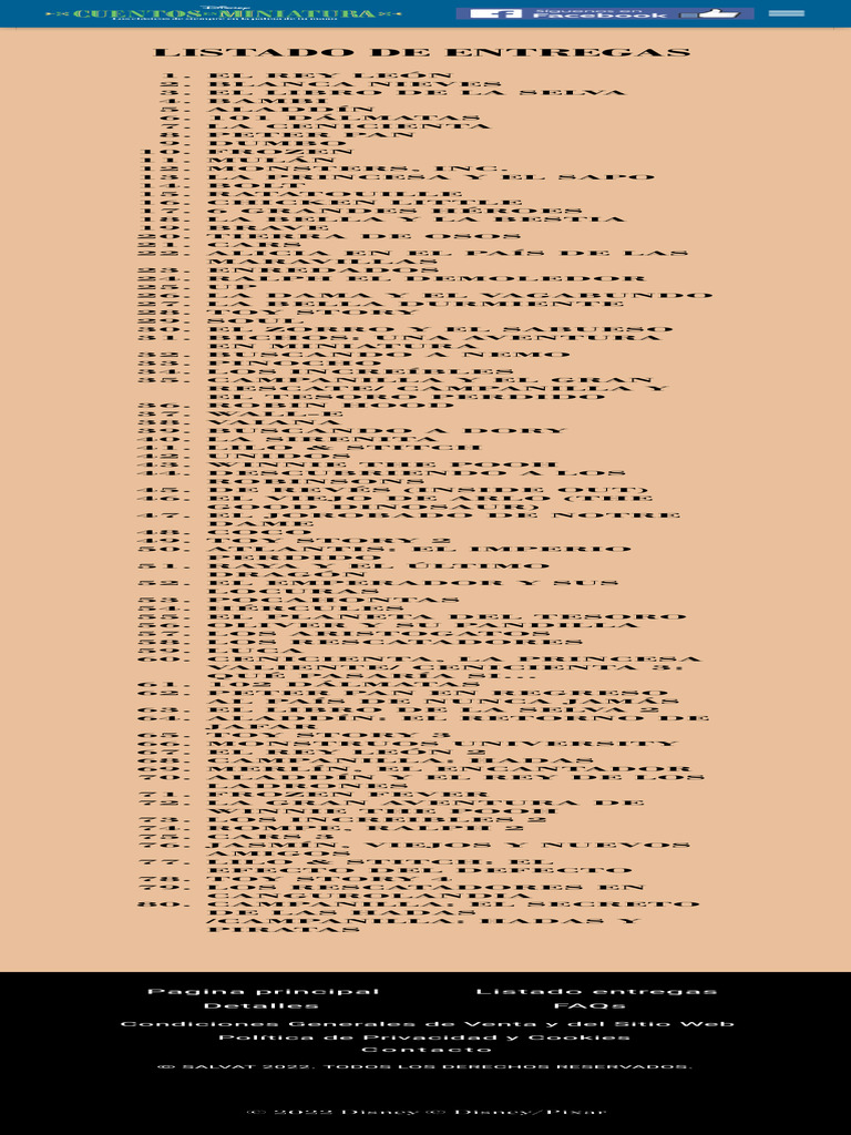Listado de Entregas | PDF
