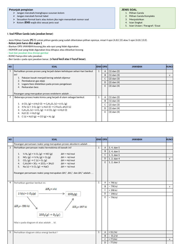 Soal KIMIA KELAS XI, GANJIL 2024 | PDF