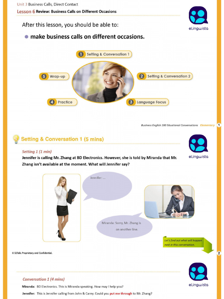 Unit 2 Lesson 6_Elingwista | PDF