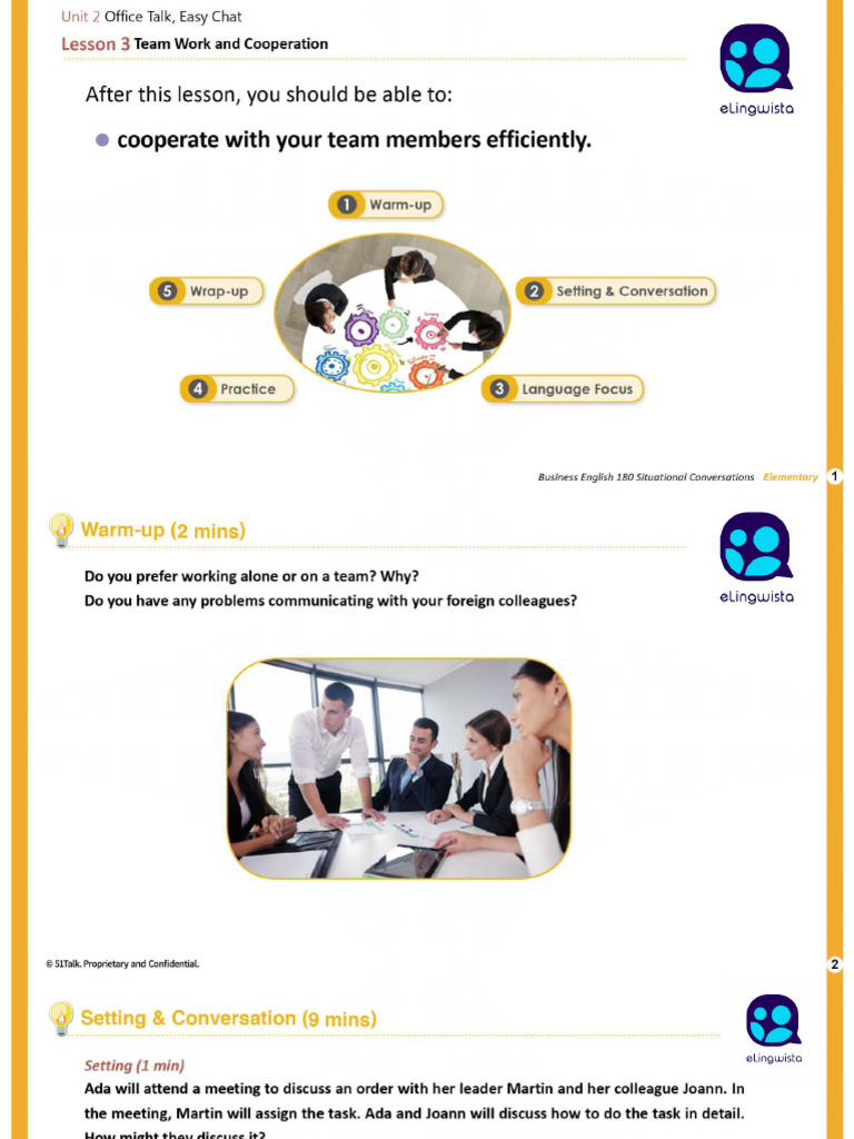 Unit 2 Lesson 3 - Elingwista | PDF