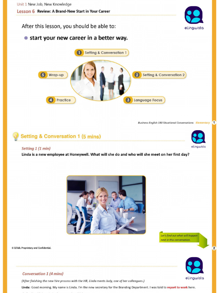 Unit 1 Lesson 6 - Elingwista | PDF