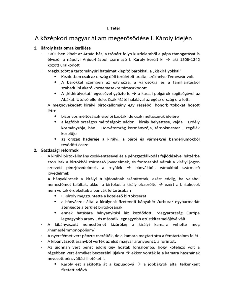 Károly Róbert | PDF