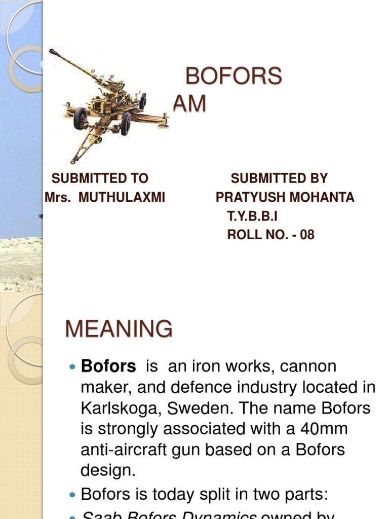 The Bofors Scandal: An Overview of India's Major 1980s Defense ...