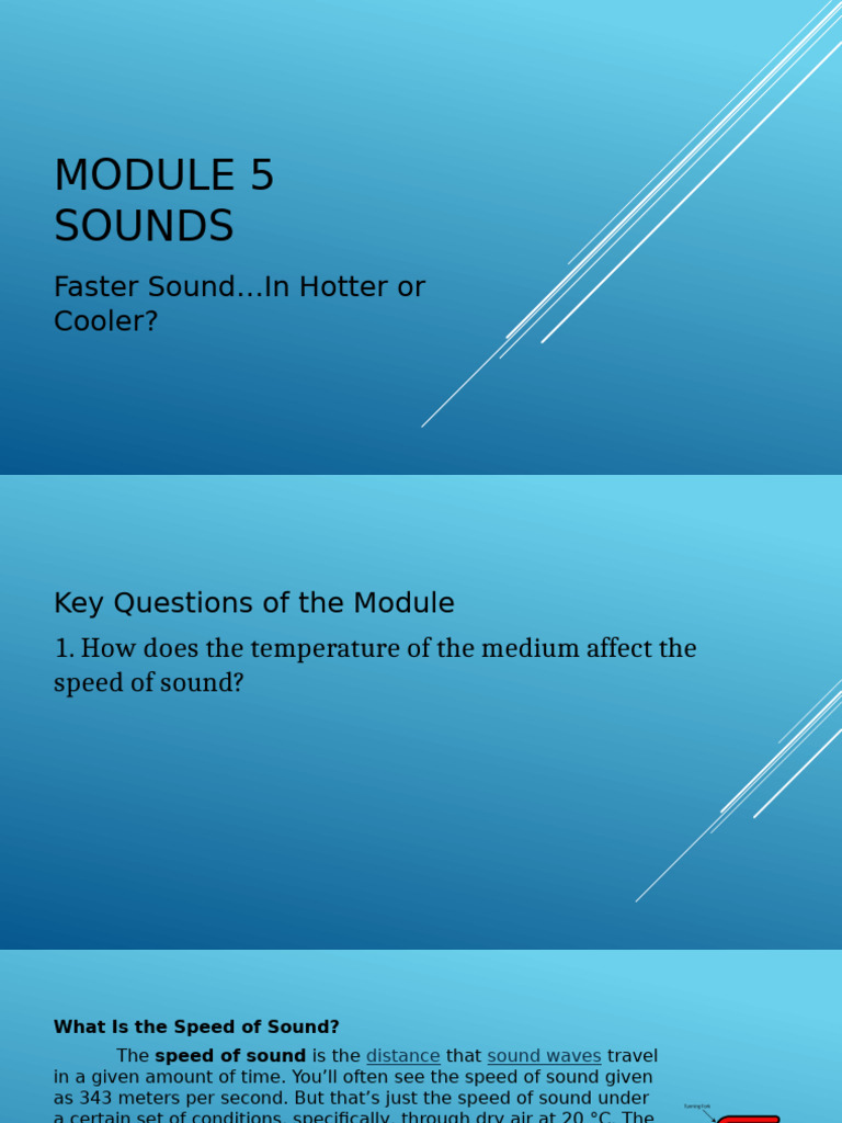 5-Sound (Hotter or Cooler) | PDF | Sound | Temperature