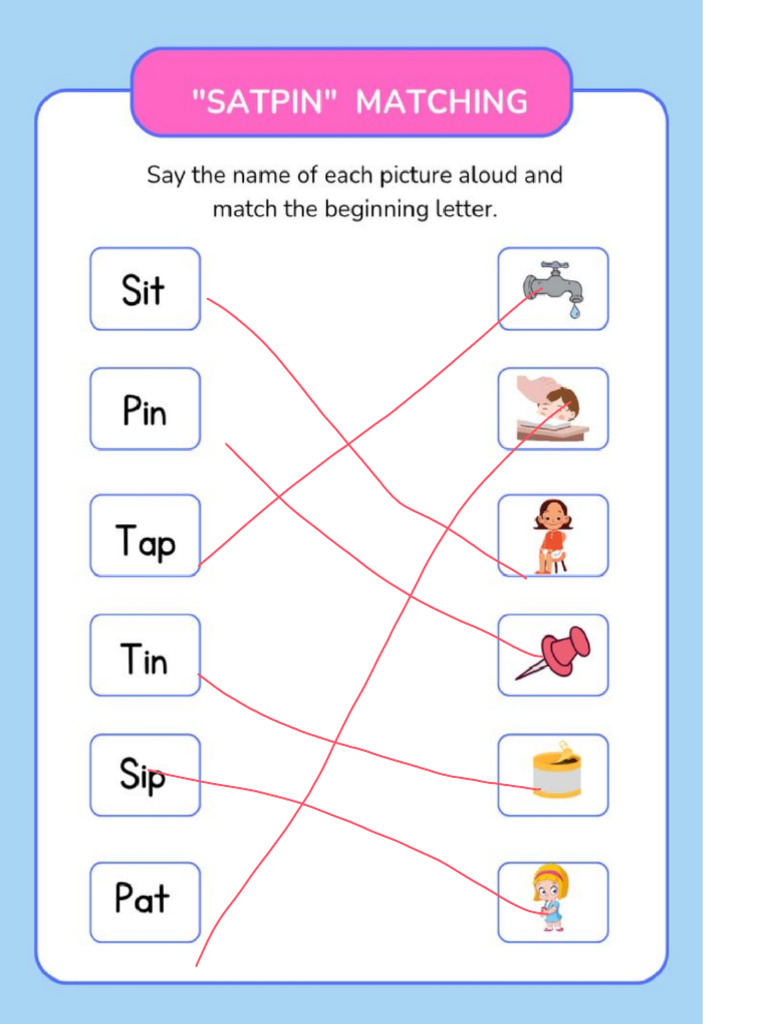 Satpin Worksheet | PDF