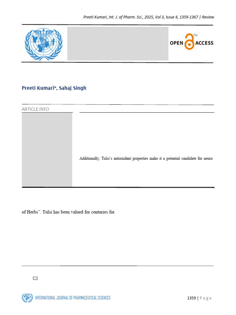 Overview+on+Tulsi by Tulsidas | PDF | Ayurveda