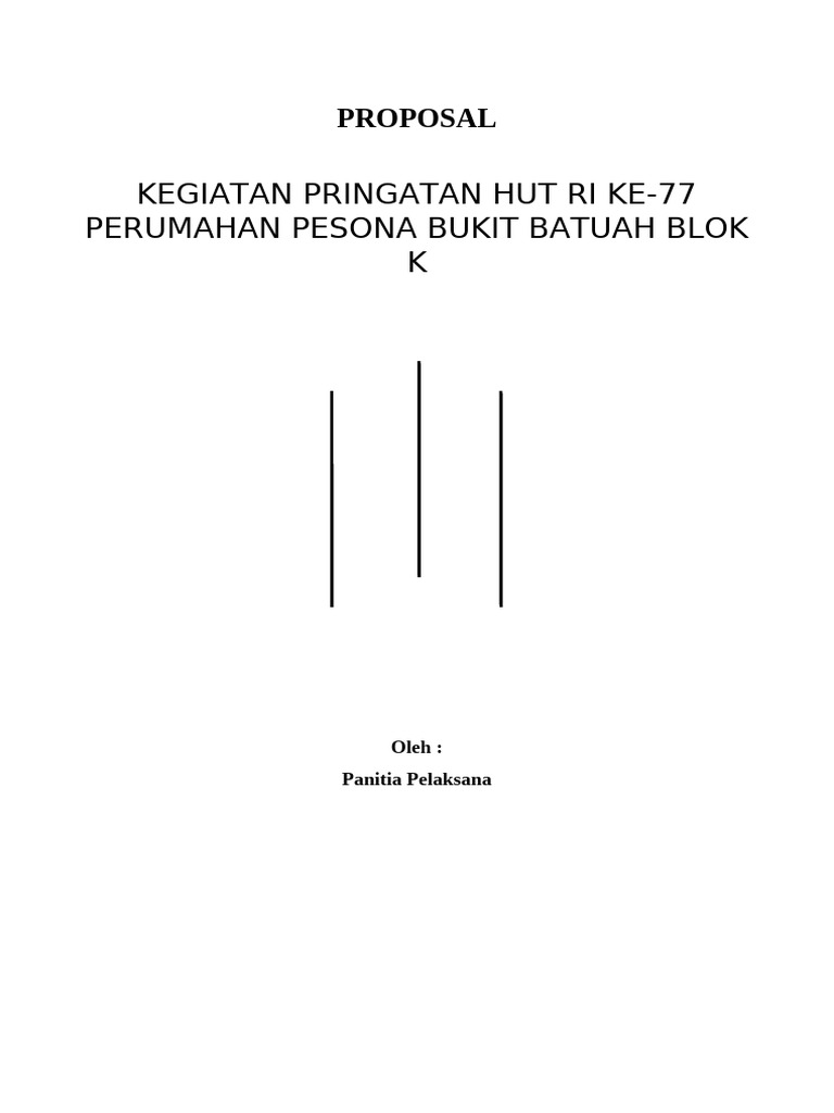 Contoh Proposal 17 Agustus | PDF