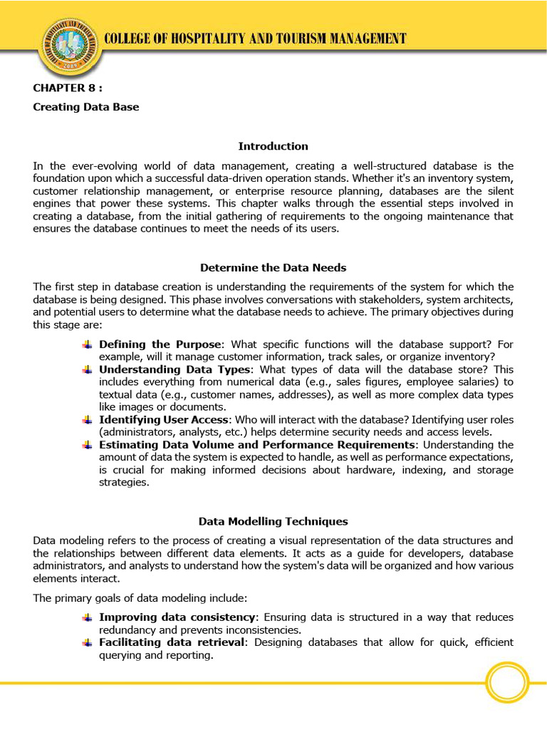 Group 8 - CHAPTER 8 - Project TIM | PDF | Databases | Geographic Information System