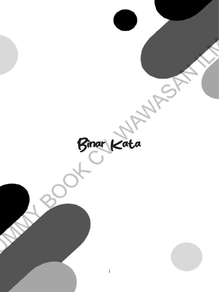 Binar Kata - Dummy Book | PDF