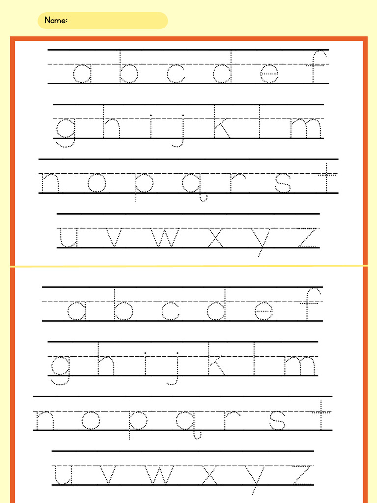 Emoji Alphabet Illustrated Writing Practice | PDF