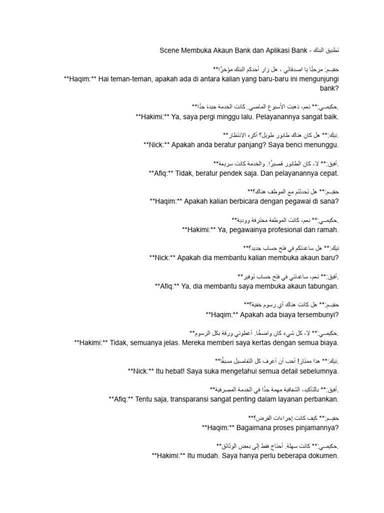 Script Arab Scene 2 | PDF