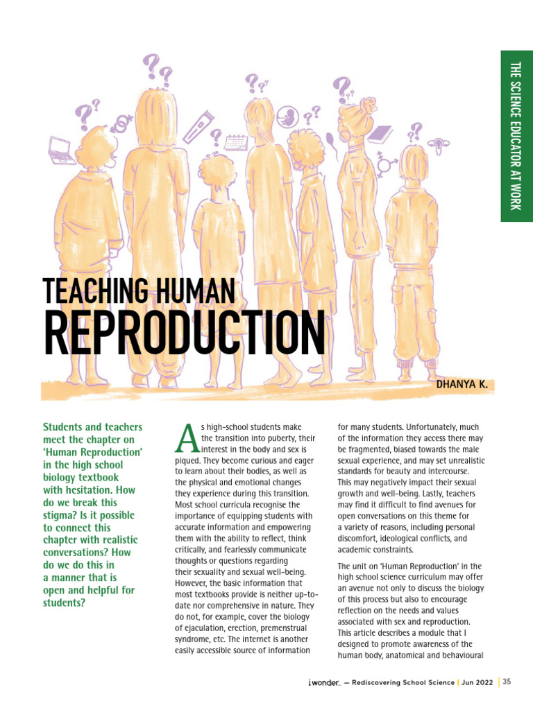 Teaching Human Reproduction | PDF | Pregnancy | Sexual Intercourse