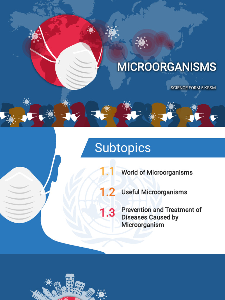 Chapter 1 Microorganisms Science F5 KSSM | PDF | Sterilization (Microbiology) | Microorganism