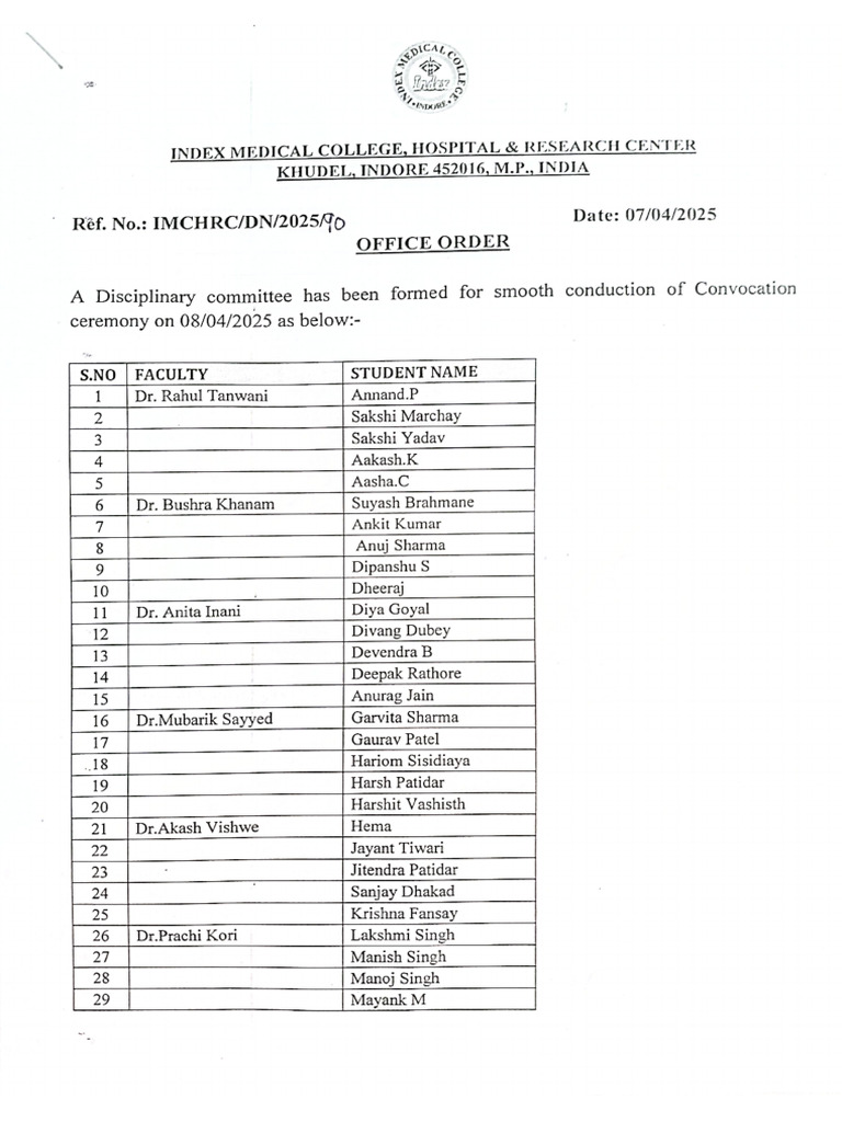 Disciplinary Committee | PDF
