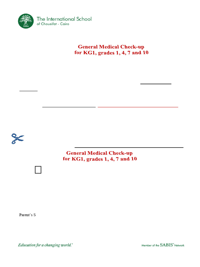 General Medical Check-Up | PDF
