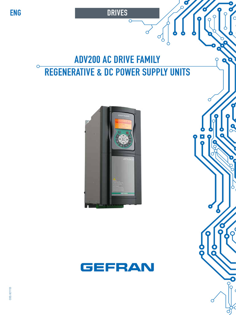 Adv200_Brochure_ACDriveFamily_EN_LOW | PDF | Power Inverter | Power Supply