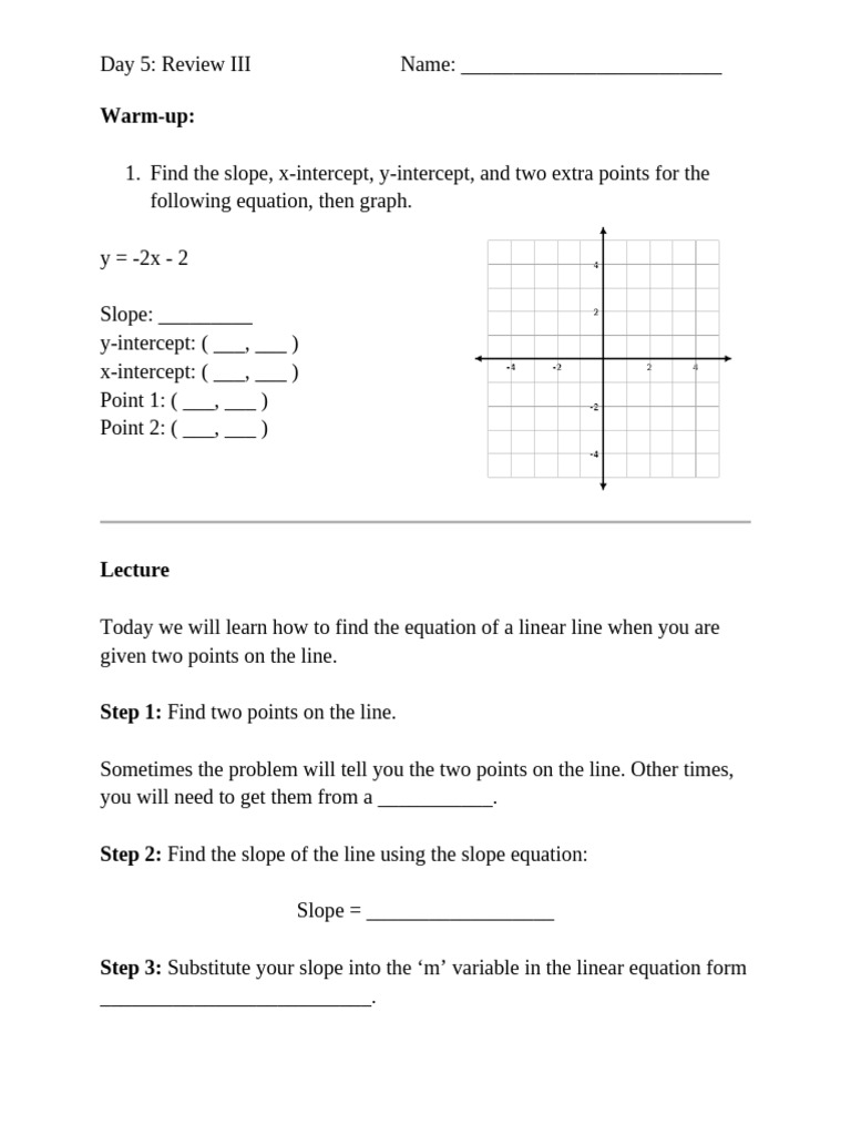 Day 5 - Review III | PDF