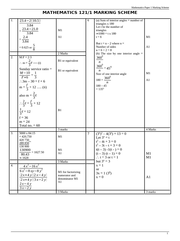 Maths PP1 Ms | PDF | Elementary Geometry | Mathematics
