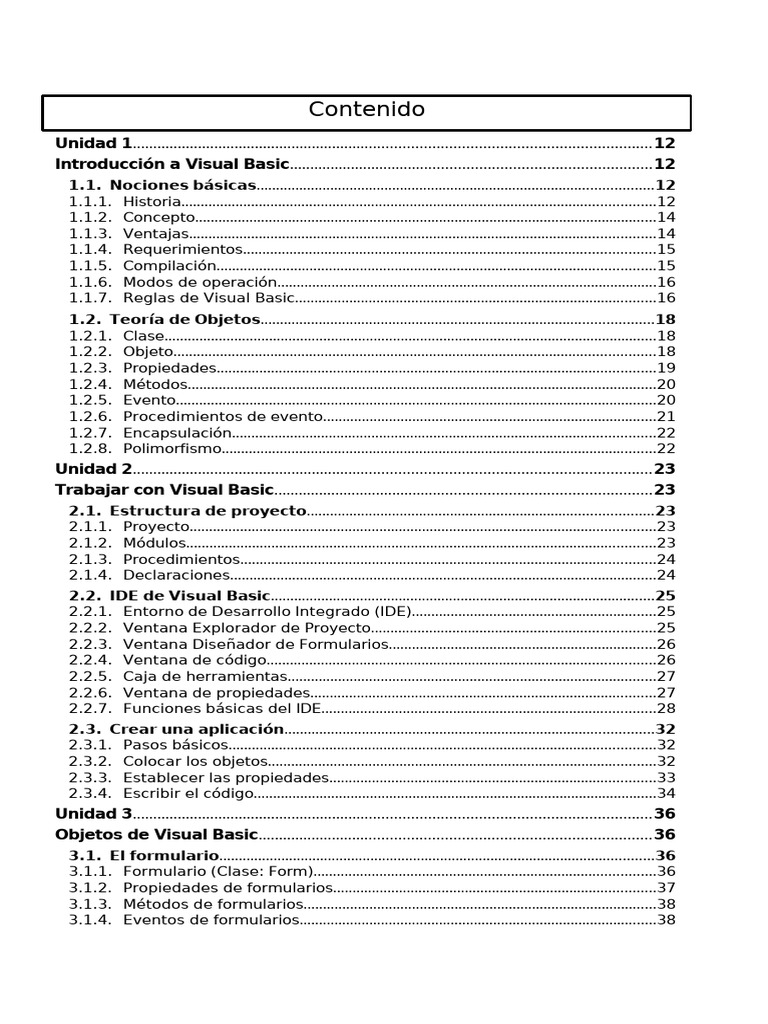 contenidos de visual | PDF | Active X Data Objects | SQL