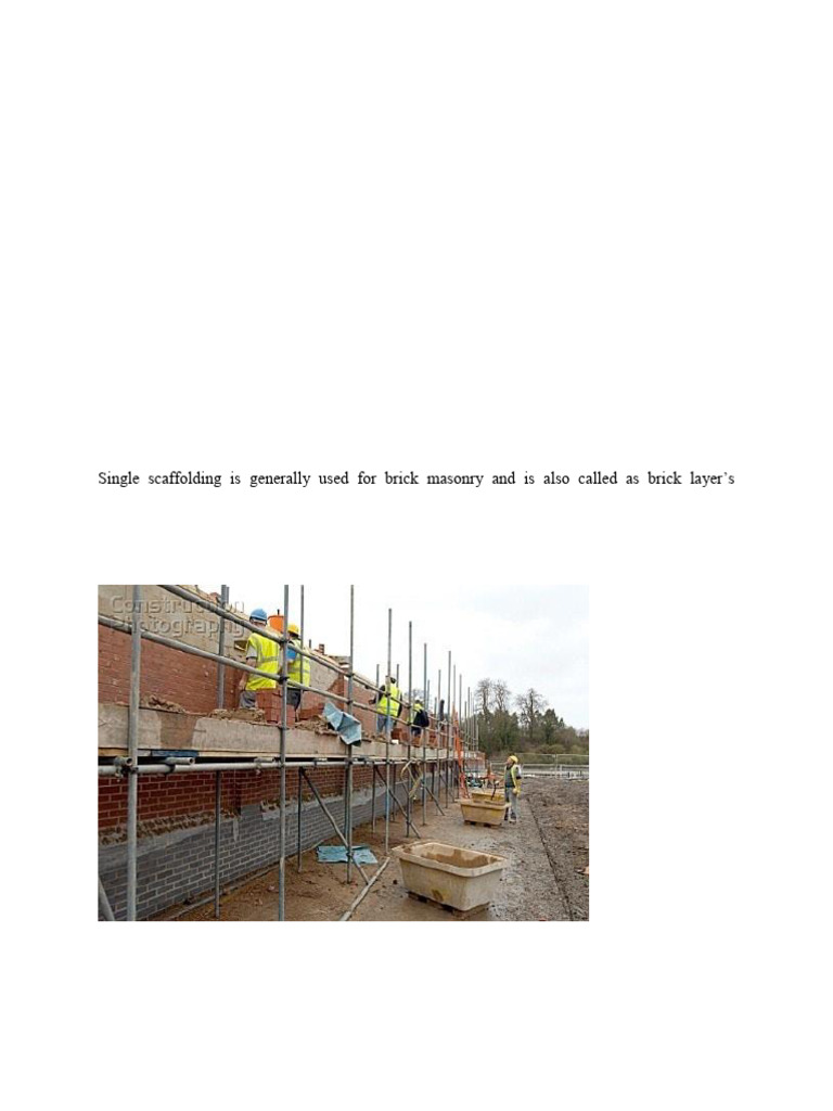 Arc 403 Temporary Works | PDF | Scaffolding | Concrete