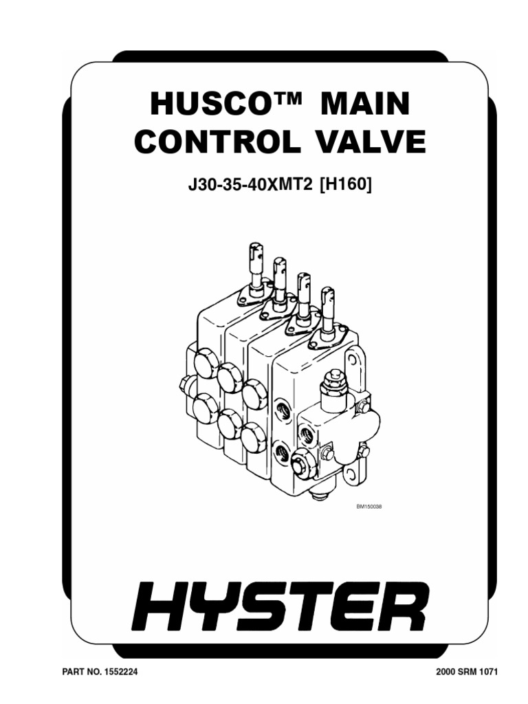 HUSCO Main Control Valve Overview | PDF | Valve | Piston