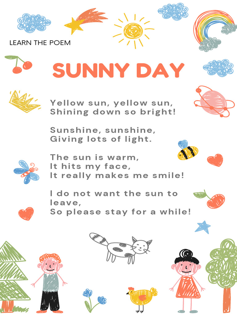 Yellow Sun Poem | PDF