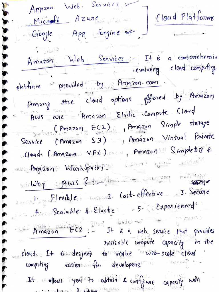 Unit5 Cloud Computing | PDF