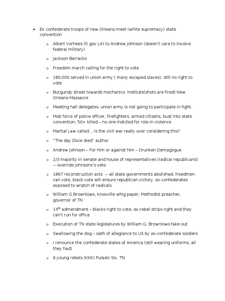 Aftershock - Beyond The Civil War | PDF | Ku Klux Klan | Andrew Johnson