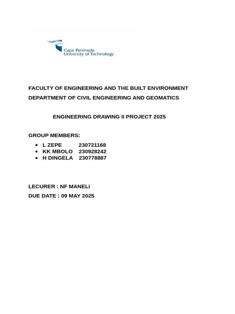 Drawing Project Report | PDF | Beam (Structure)